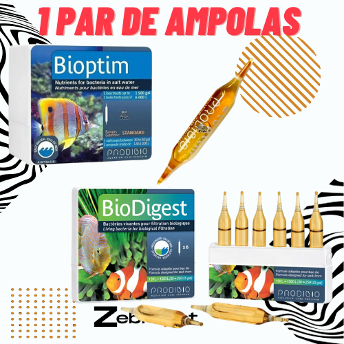 Prodibio Bioptim + Prodibio BioDigest - Aceleradores Biológicos para Aquário - 1 Ampola | Shopee ...