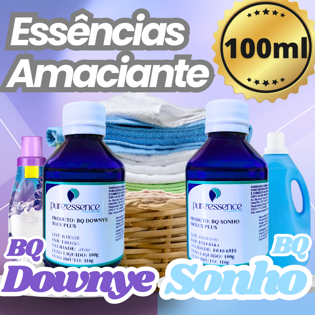 Essência Concentrada de Amaciante e máquina de lavar Tipo Sonho Downy ...