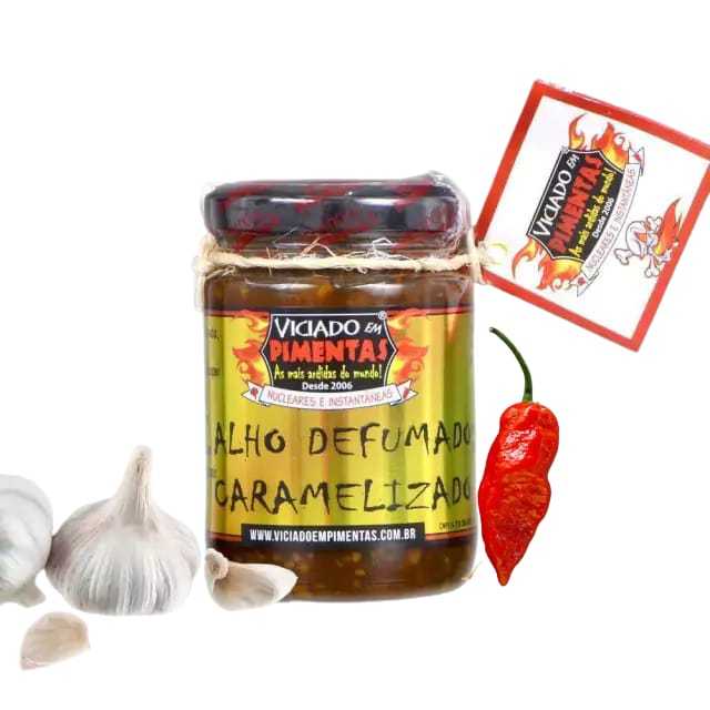 Molho De Alho Defumado E Caramelizado Com Bhut Jolokia | Shopee Brasil