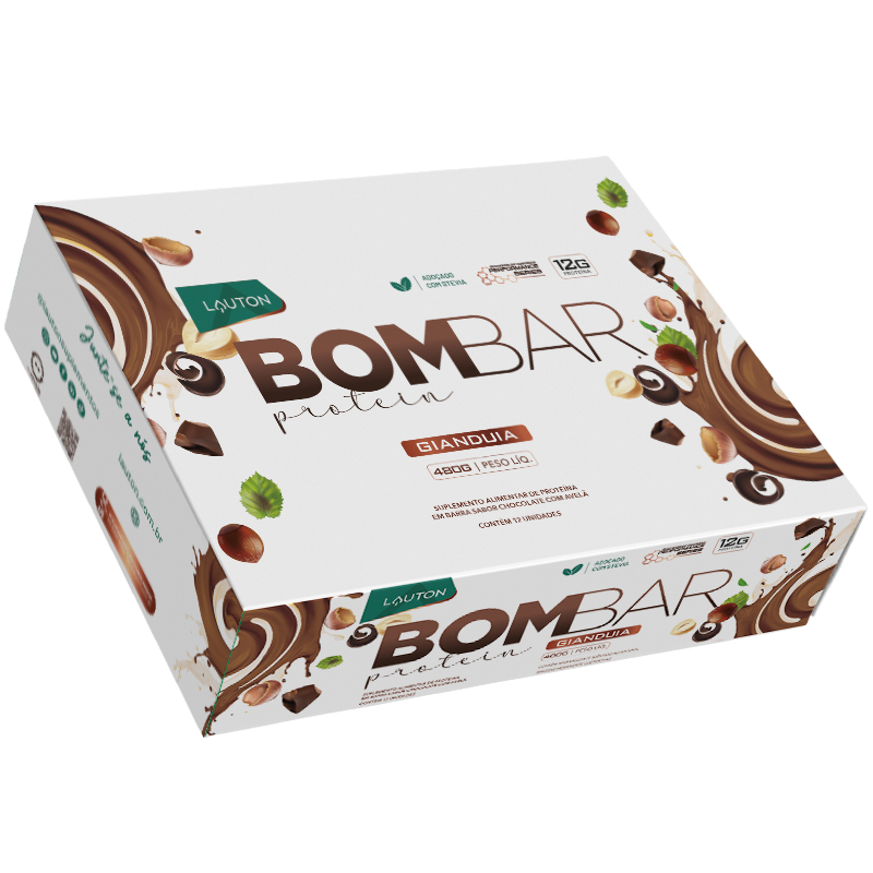 Caixa 12 Unidades BOMBAR® Protein Barra de Proteína (Performance Series ...