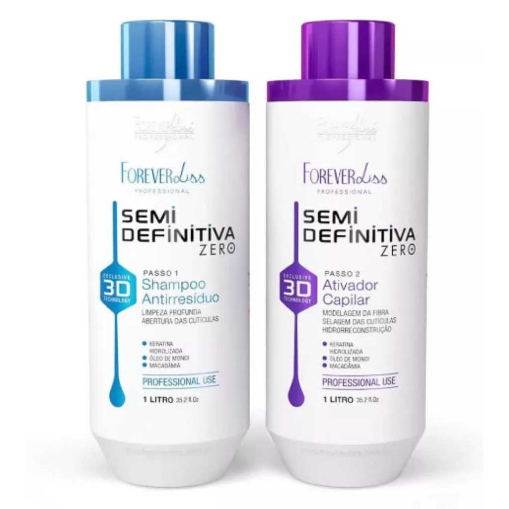 Progressiva Semi Definitiva S/formol Forever Liss Kit | Shopee Brasil