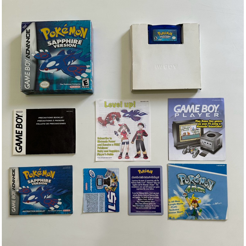 Pokémon Sapphire Game Boy Advance GBA | Shopee Brasil