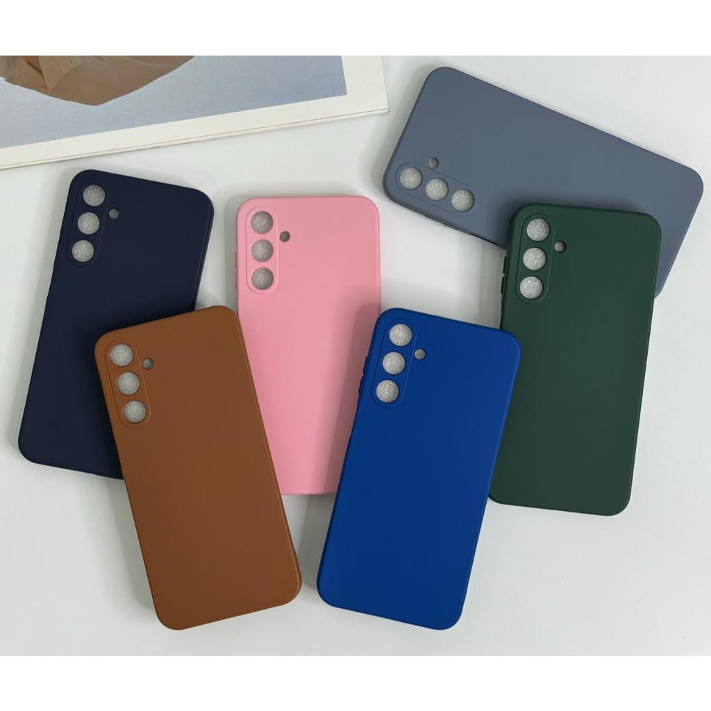 Kit Protetora Capa de Celular Samsung A25 5G + Película 3D Silicone Aveludado Capinha Case ...