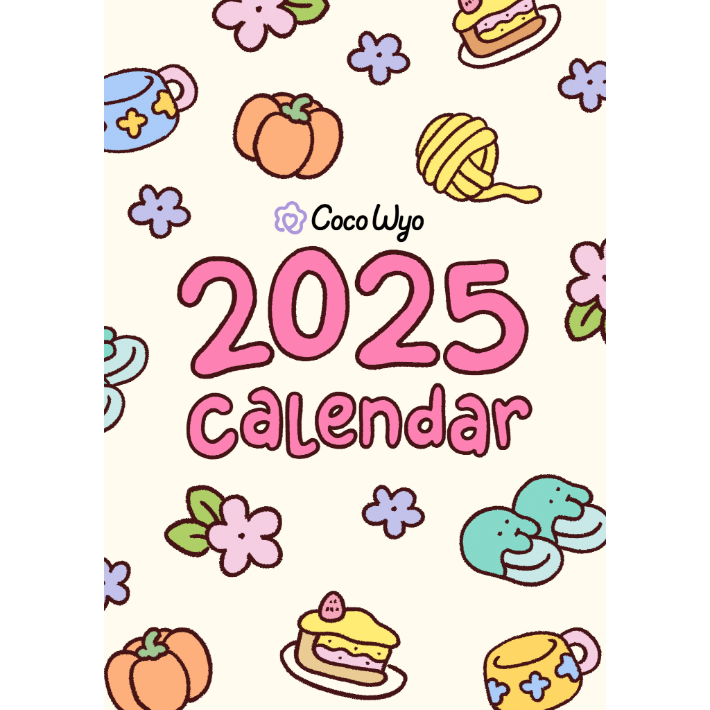 Coco Wyo Calendario 2025 38 FOLHAS ( Folhas Soltas ) A5 180g | Shopee Brasil