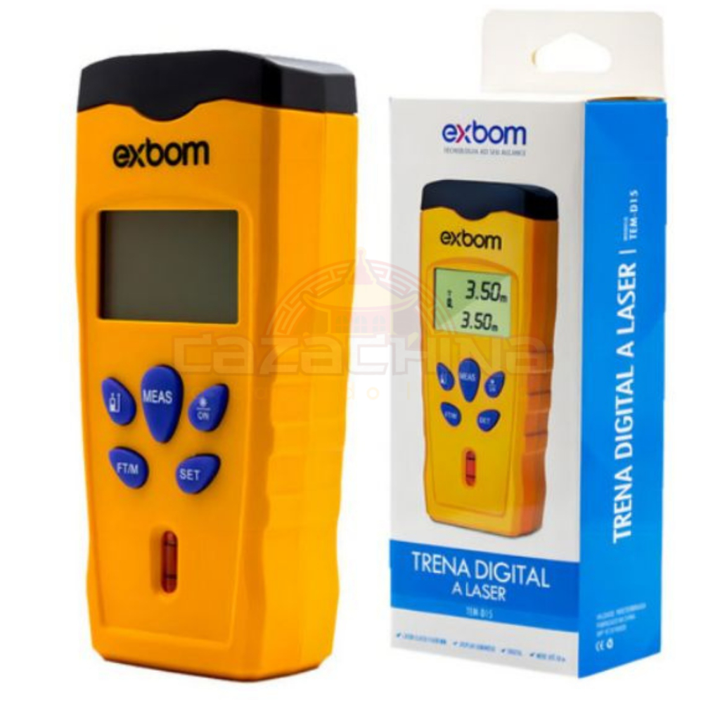 Trena Digital A Laser Até 18 Metros Tem-d15 - Exbom | Shopee Brasil