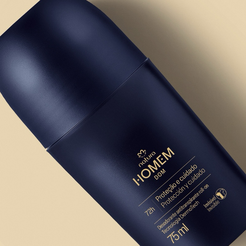 Natura - Homem Dom Desodorante Antitranspirante Roll-On 75ml | Shopee ...