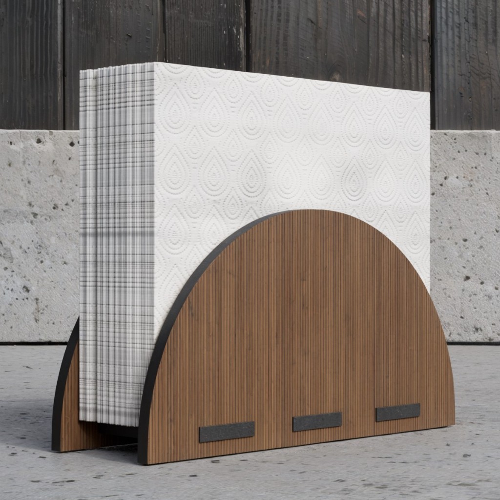 Kit 10 Porta Guardanapos Meia Lua Mdf Decorativo Festa Mesa Aniversário ...