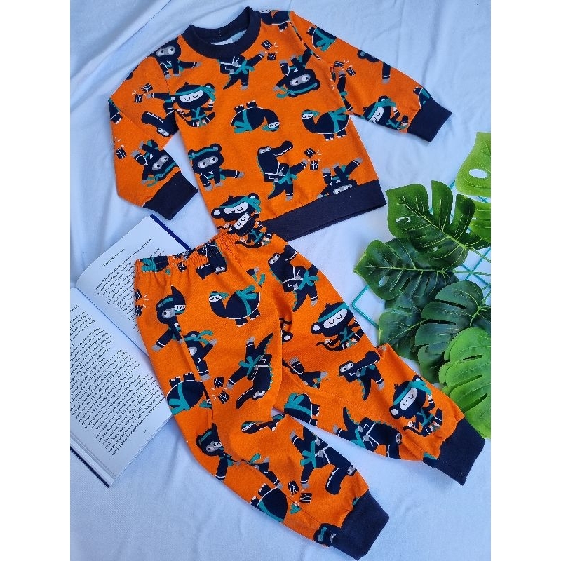 Conjunto de 6 peças de Pijamas Infantis para meninos - 3 Pijamas meia ...