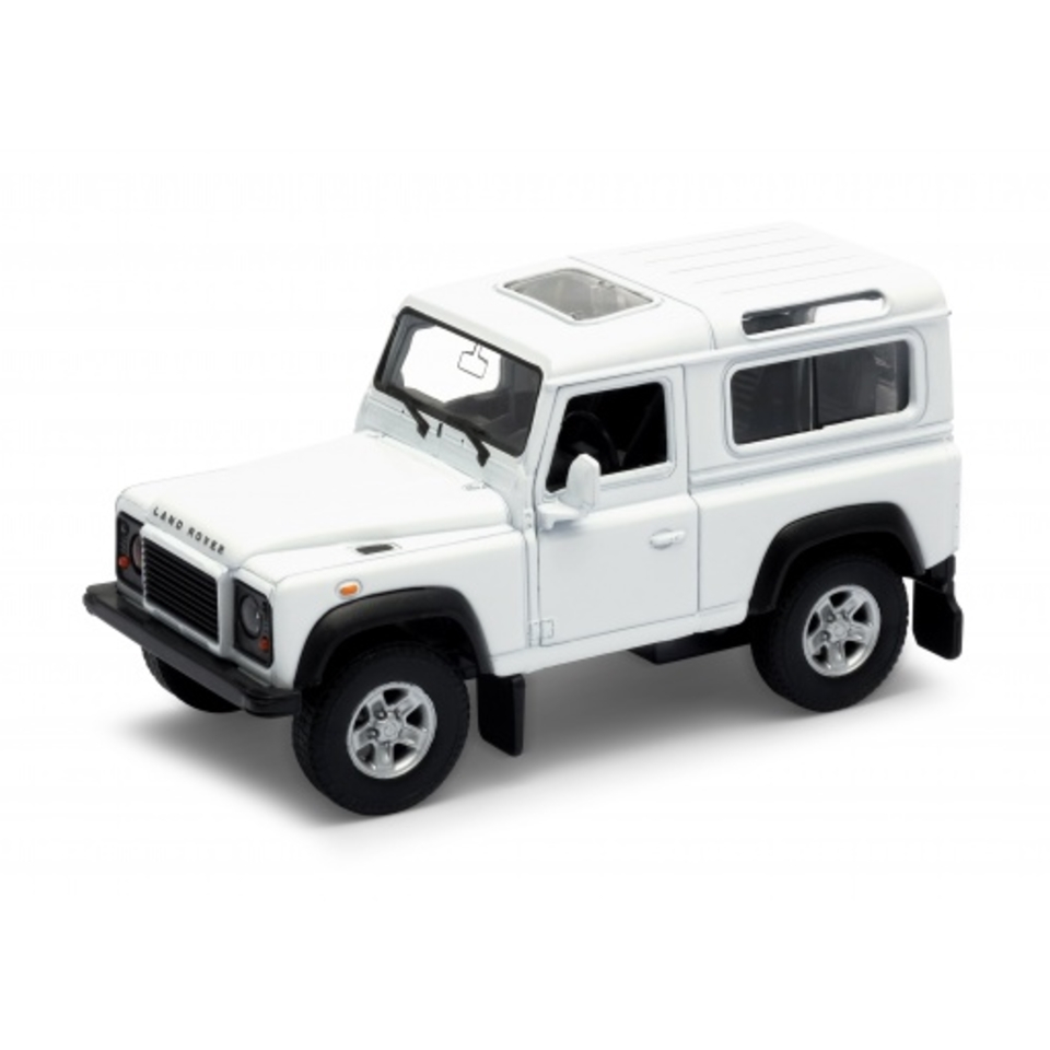 Miniatura carrinho LAND ROVER DEFENDER welly 1/34 em metal original ...
