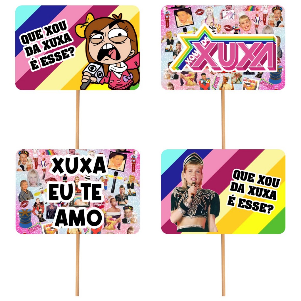Plaquinhas Divertidas Que Xou da Xuxa é esse Placa para Foto Festa Balada Aniversário | Shopee ...