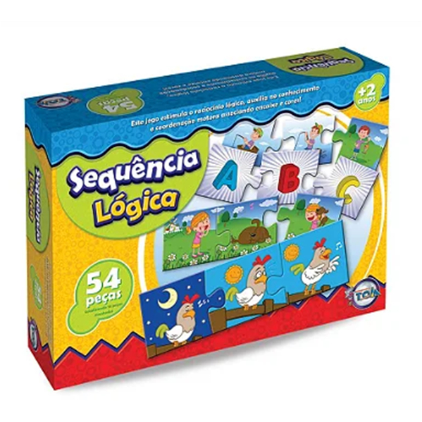 Jogo Sequencia Logica Infantil Educativo Raciocínio | Shopee Brasil
