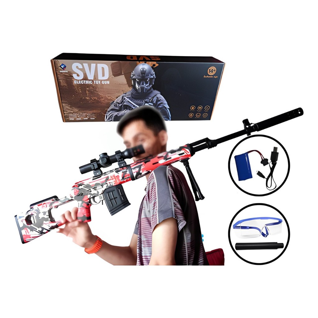 M416 Rifle Bolinha De Gel Elétrico Arma De Brinquedo - Faz a Boa!