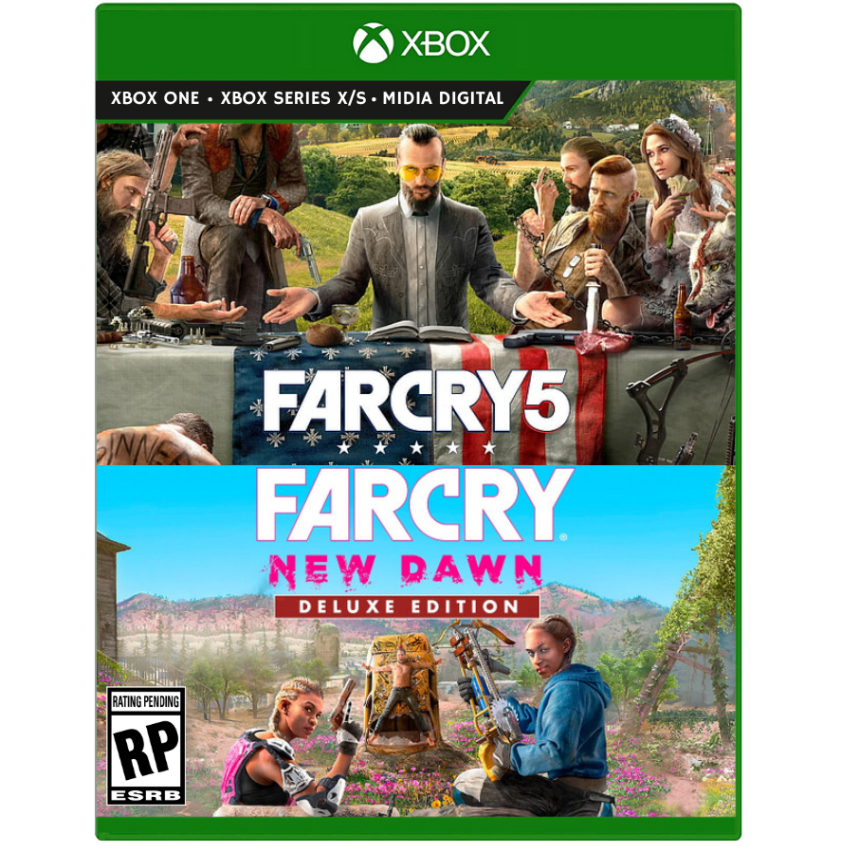 Far Cry 5 + Far Cry New Dawn Deluxe Edition Xbox One - Series X/S | Shopee Brasil