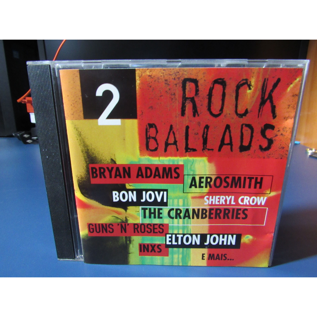 CD Rock Ballads Vol. 2 - Bon Jovi Bryan Adams Inx Aerosmith ROCK ...