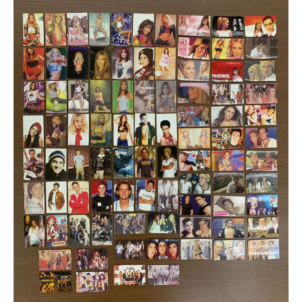 Coleção de cards Rebelde RBD - CARD COLLECTION | Shopee Brasil