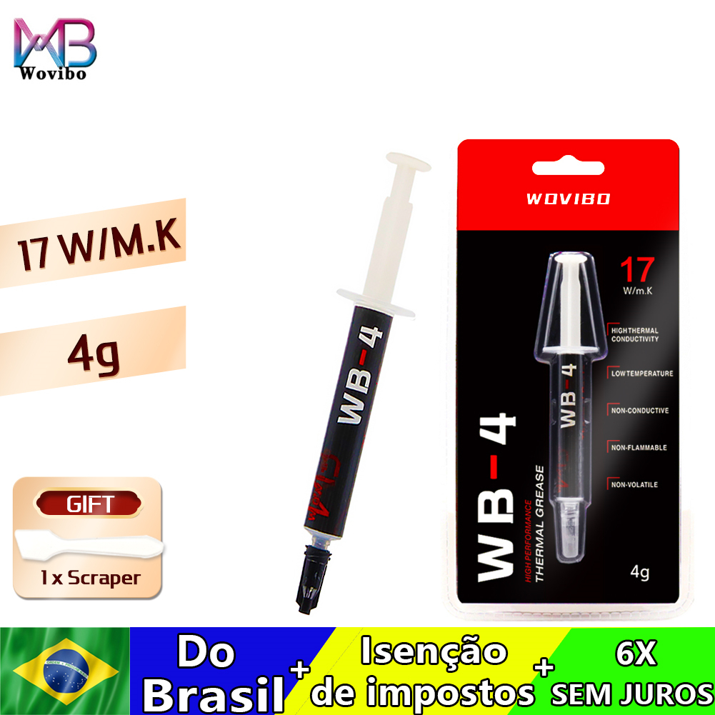 Thermal Paste WB-4 WB 4 4g 17 W /M-k For CPU GPU Cooling Cooler Thermal Grease Compound Silicone ...