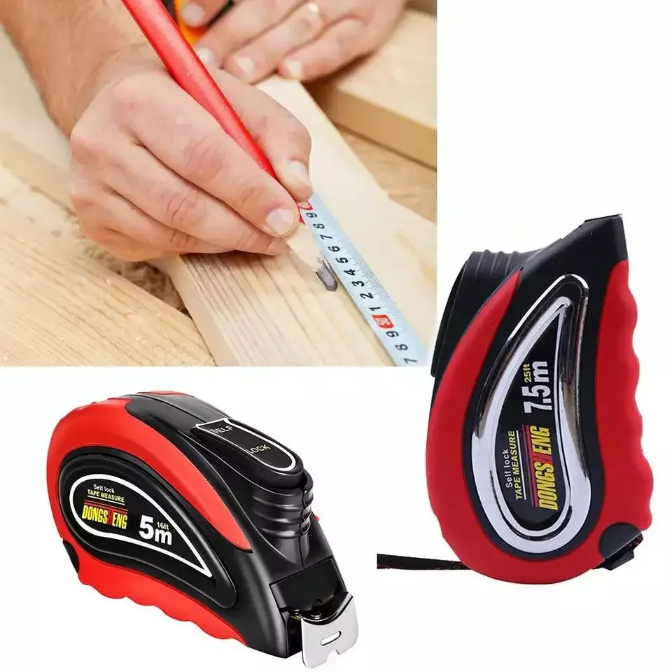 Trena De Aço Auto Trava 5m e 7,5 Metros trena digital trena de aco ...