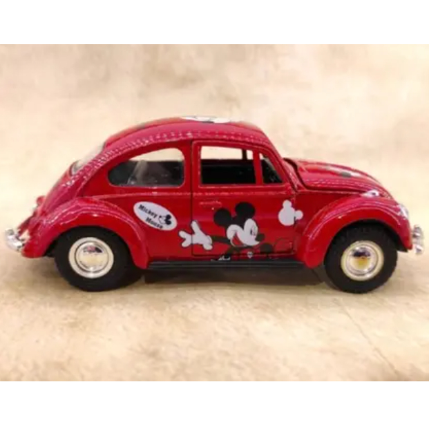 Miniatura de Fusca Colecionável Personagem Mickey Mouse Desenho Animado ...