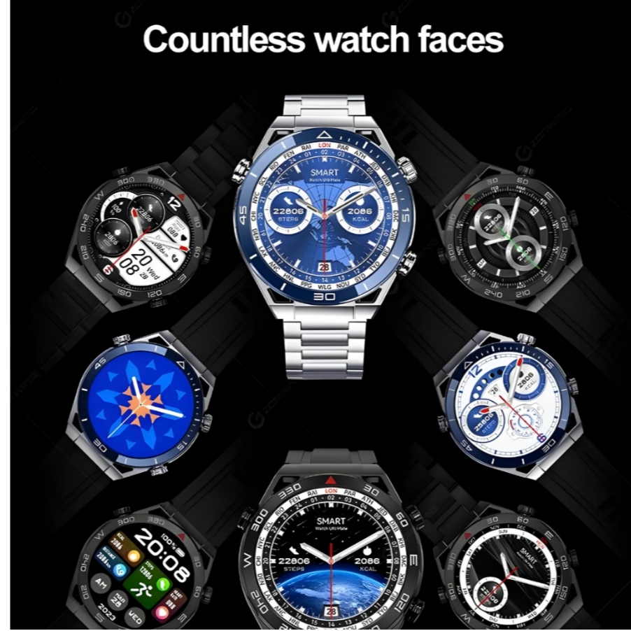 Smart Watch Hw5 Max C/3 Pulseiras/ Bluetooth Gps Relógio Masculino ...