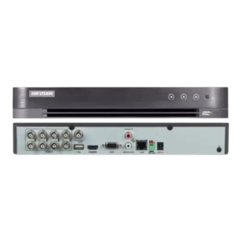 DVR HD preto Hikvision iDS-7208HQhi-M1/FA 4mp Lite 8 canal | Shopee Brasil
