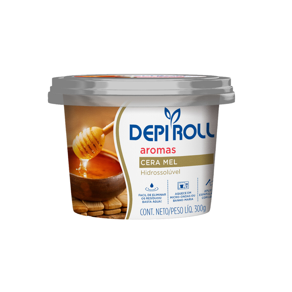 Cera Hidrossolúvel Morna p/ Depilação Corporal Depi Roll 300g | Shopee ...