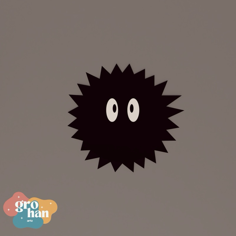 Porta Copo Fuligem Studio Ghibli | Shopee Brasil