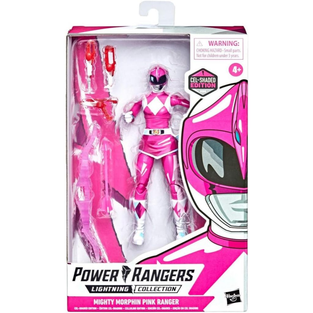Figura Exclusiva Power Ranger Rosa Mighty Morphin Cel-Shaded Edition ...