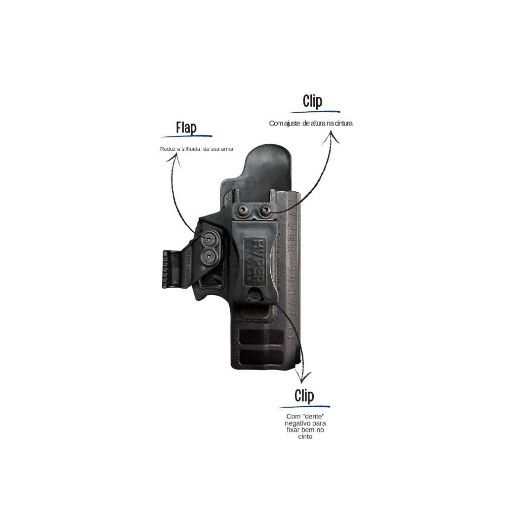 Coldre Velado Th40c - Th9c - 938 - 940 - 58 - 838c (CLIP POLIACETAL ...