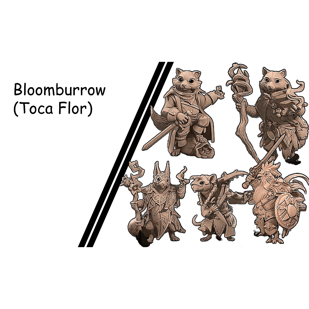 Miniaturas de RPG D&D - Bloomburrow (Toca Flor) 1 | Shopee Brasil