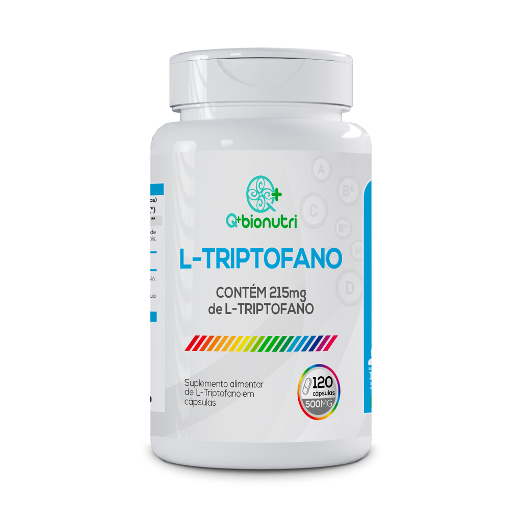 L-Triptofano - 215mg de Triptofano - 120 cápsulas 500mg | Shopee Brasil
