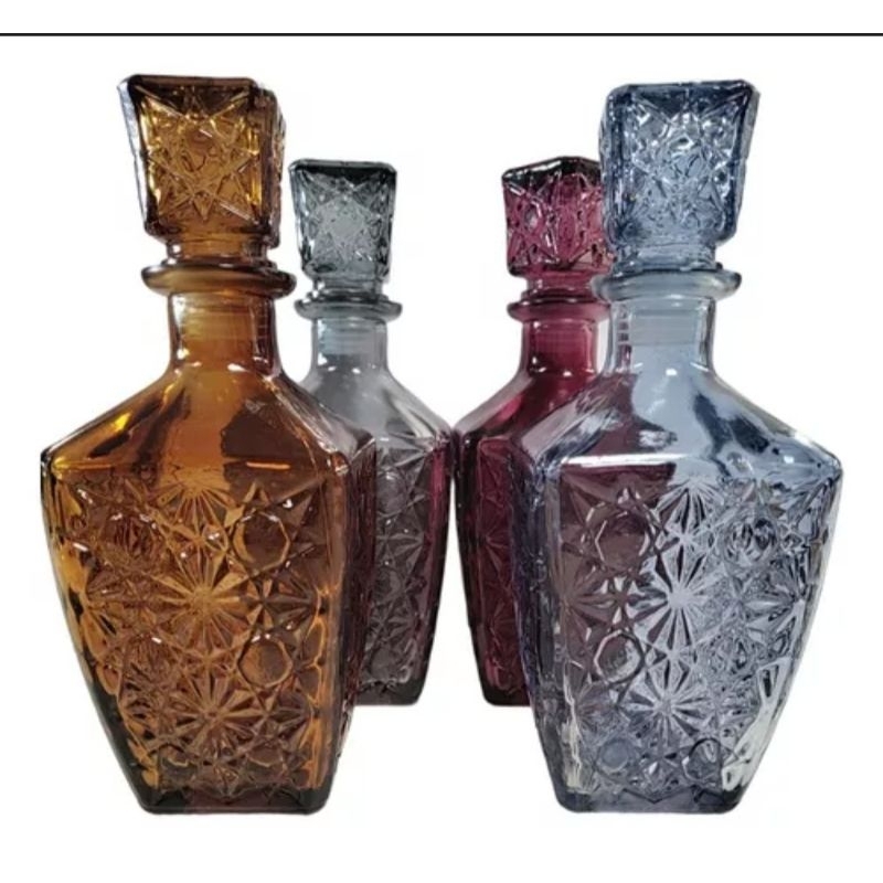 Garrafa Para Whisky Licoreira de Vidro Prime Color | Shopee Brasil