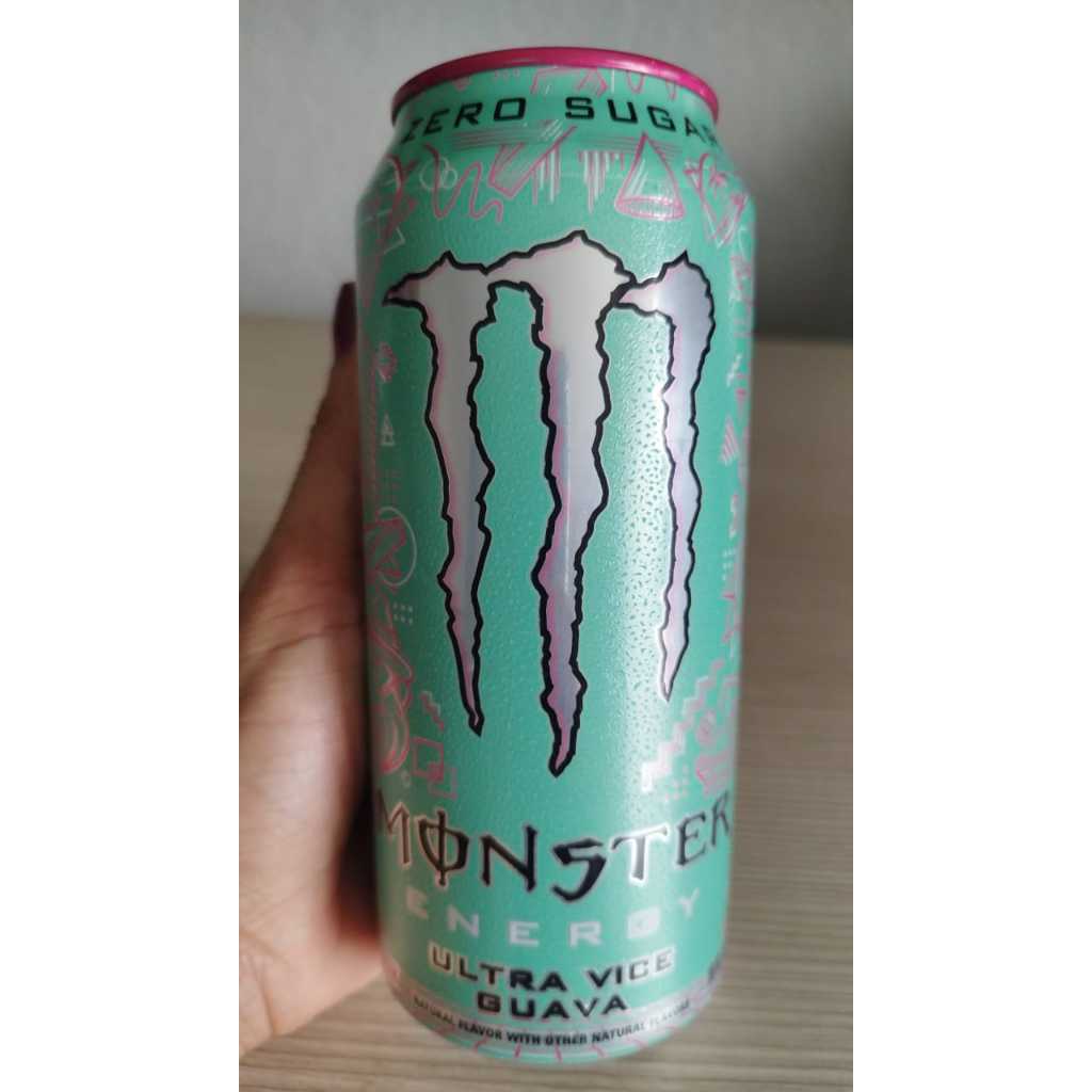 Monster Ultra Vice Guava USA *Tampa prata com lacre preto* | Shopee Brasil