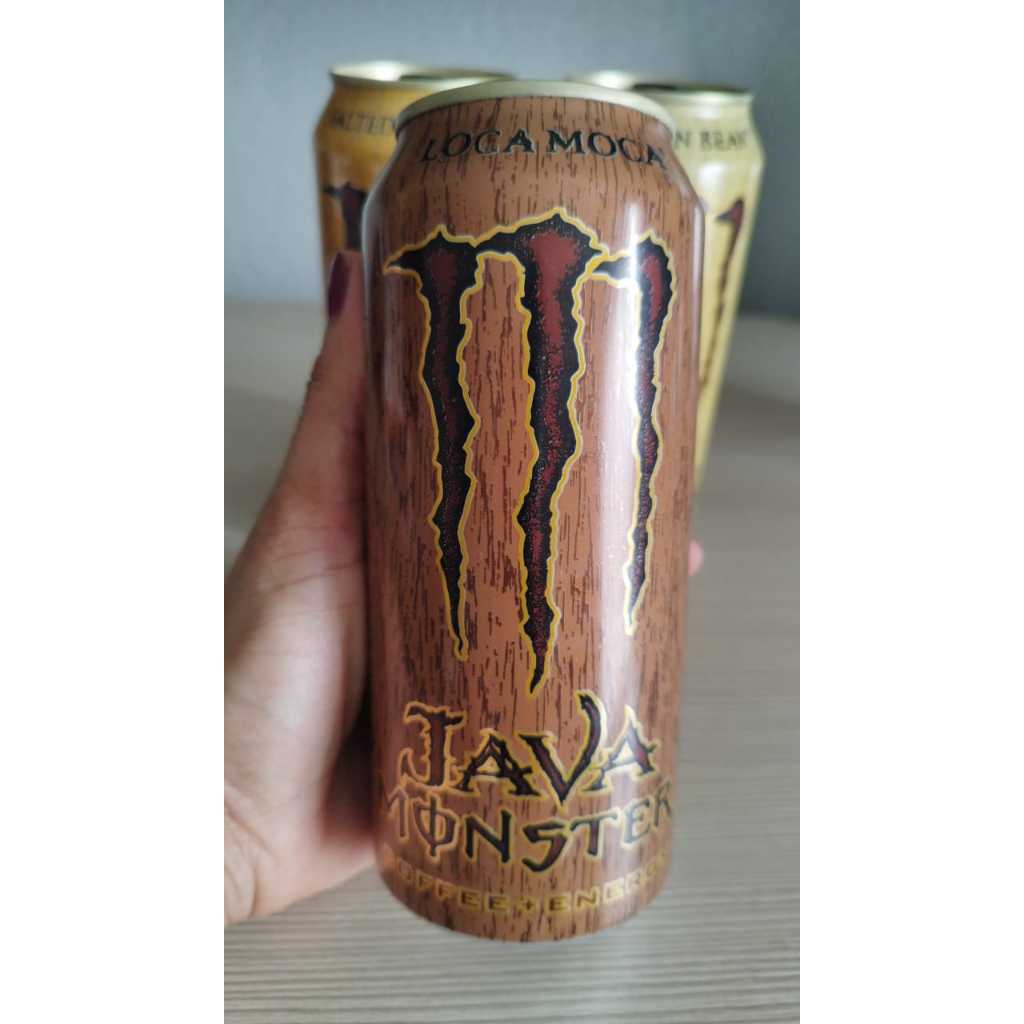 Monster Energy Java- 473 ml 🇱🇷 (Loca Moca ou Mean Bean ou Salted ...