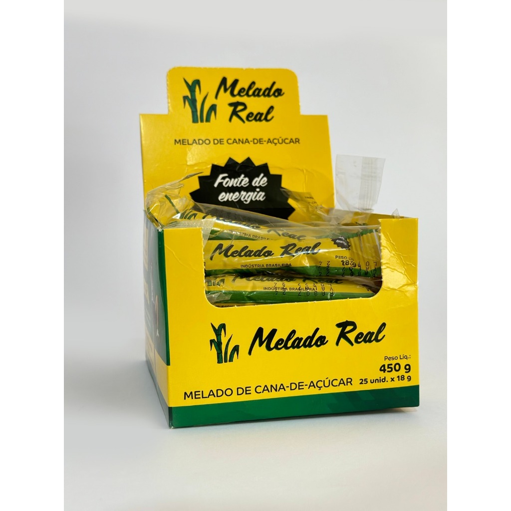 MELADO REAL 450G C/25 UNID (MELADO DE CANA-DE-AÇÚCAR) | Shopee Brasil
