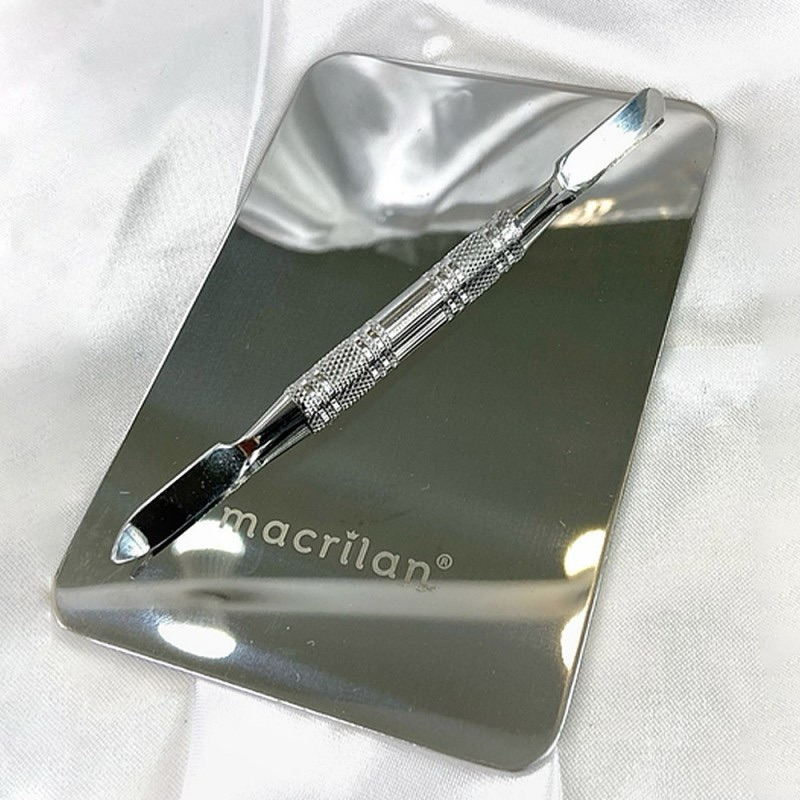 PLACA E ESPÁTULA PARA MAQUIAGEM- MACRILAN | Shopee Brasil