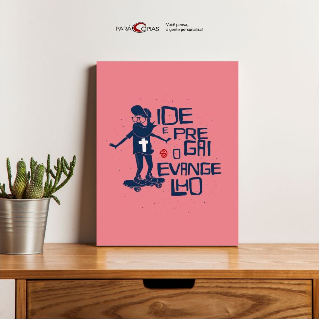 Quadro Decorativo RELIGIOSOS - IDE E PREGAI O EVANGELHO | Shopee Brasil