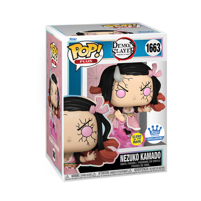 Funko Pop Plus Nezuko Kamado (Blood Demon Art) (Glow) – Exclusivo Funko ...