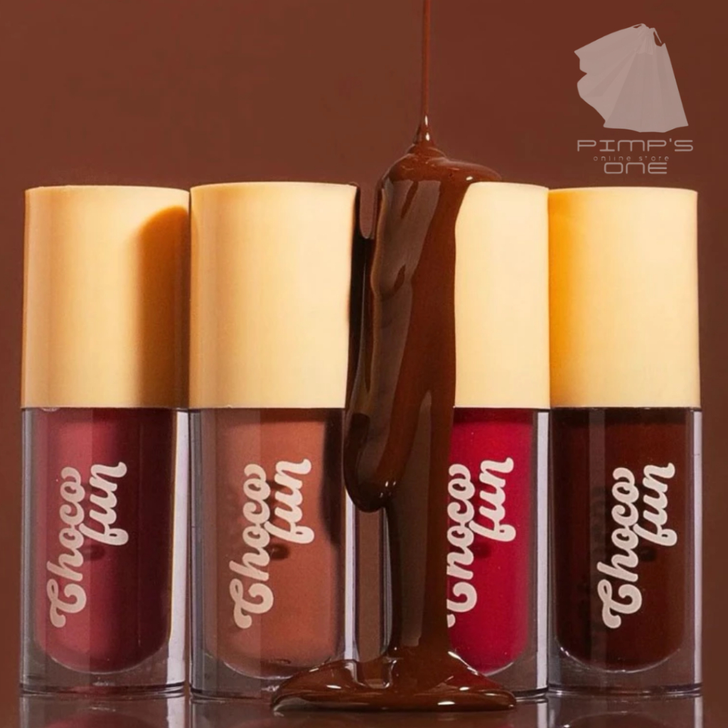 FENZZA LIP TINT CHOCO FUN GLOSS LABIAL GANACHE AU LAIT FLAN FONDUE ...