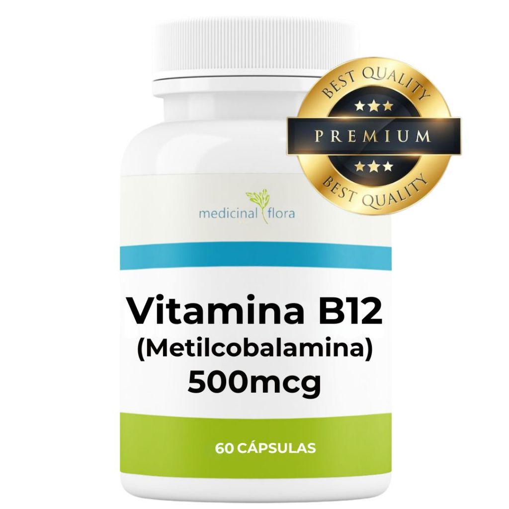 Vitamina B12 500mcg Metilcobalamina - 60 Cápsulas | Shopee Brasil