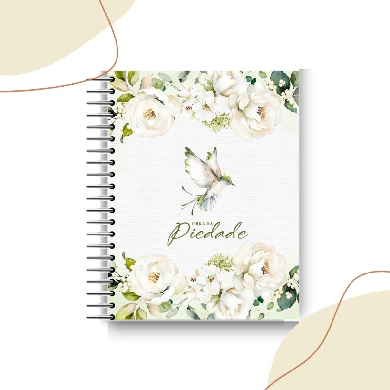 Caderno de prontuários atendimentos Obra da Piedade CCB | Shopee Brasil