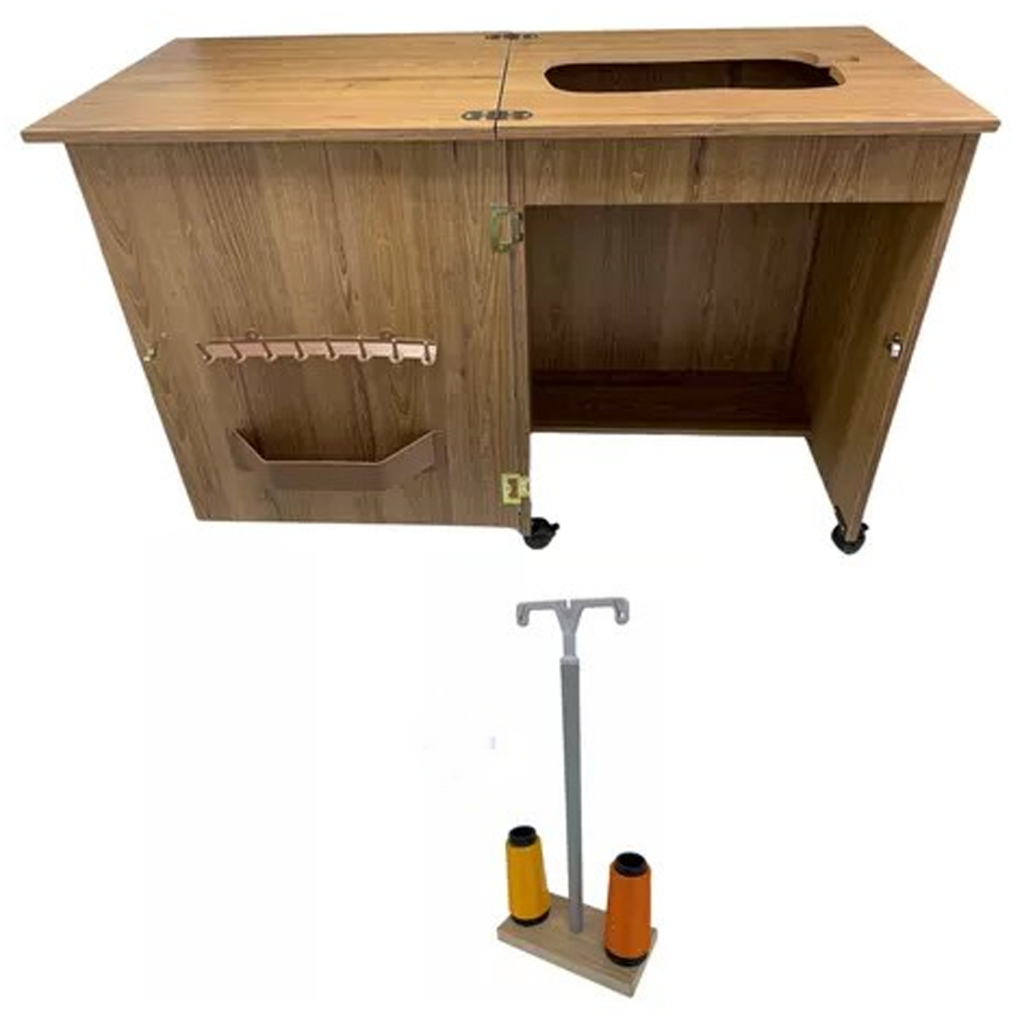 Gabinete Móvel Mesa Bancada Para Máquina de Costura Elgin Braço Livre ...