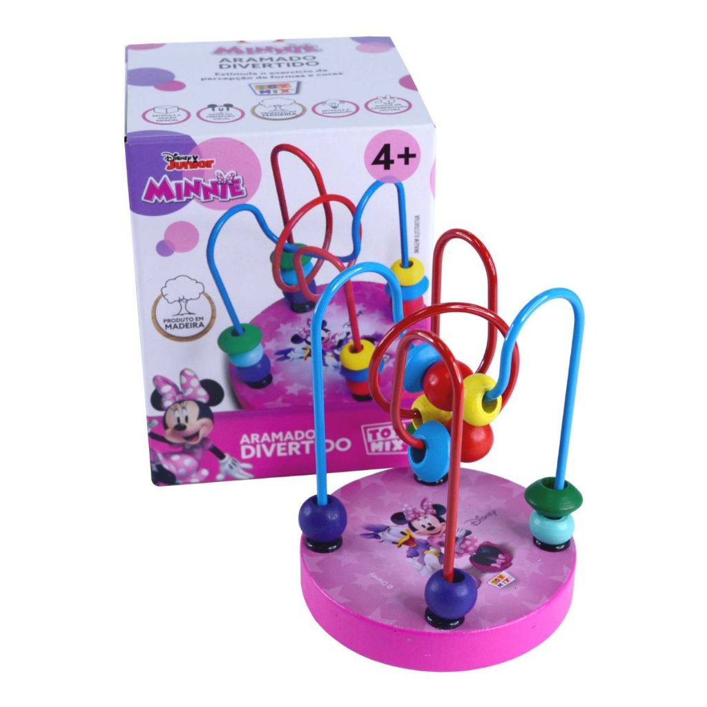 Aramado Divertido Sobe e Desce Disney Mickey e Minnie Brinquedo ...