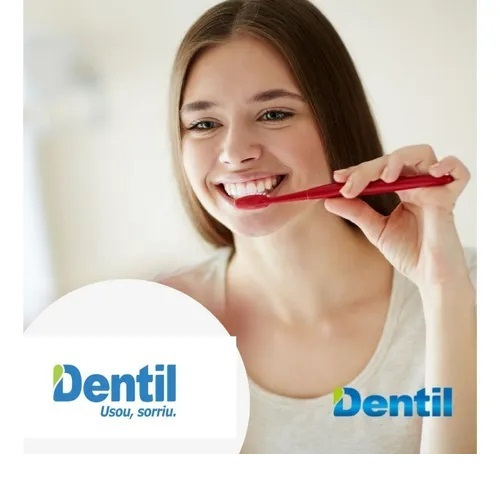Creme Dental DENTIL PLUS MINT com flúor e xilitol Vegano e Cruelty Free ...