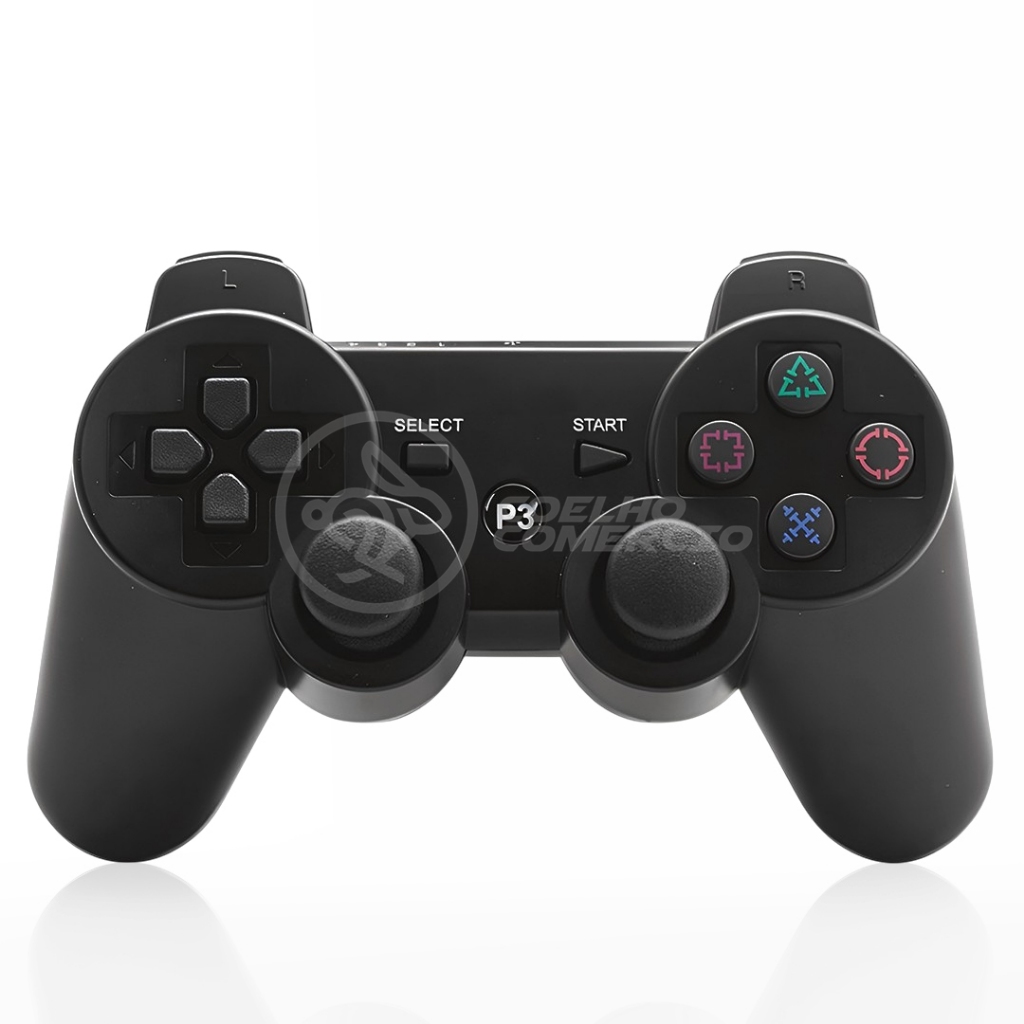 Manete Joystick P3 Wireless Sem Fio para PS3 e PC Botões Alta Precisão ...