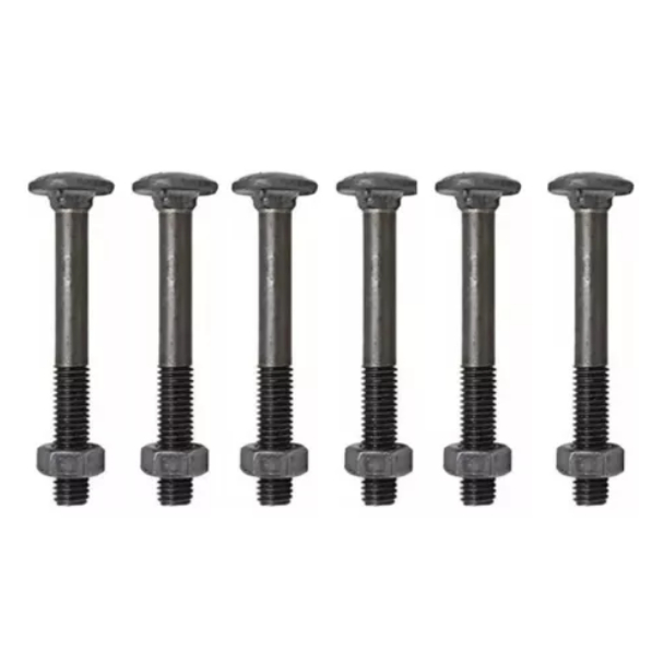 Kit100 Parafuso Francês Polido 1/4x3.1/2 +100 Porca Metalbo | Shopee Brasil