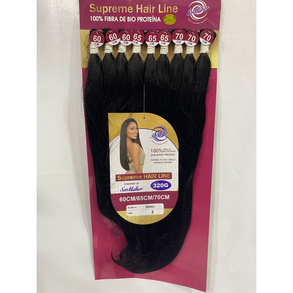 Cabelo Marli Supreme Hair Line Liso – 100% Fibra de Bio Proteína - Ser ...