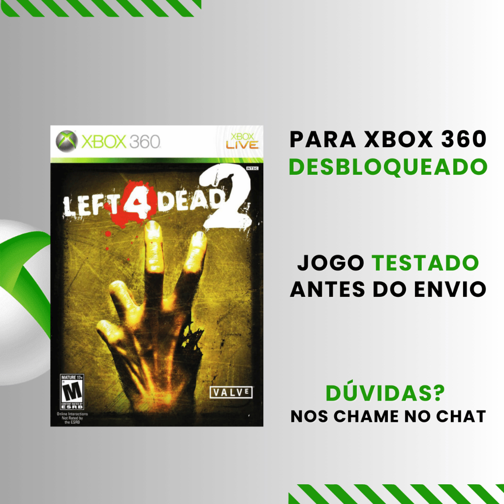 Left 4 Dead 2 Xbox 360 Em Português Mídia Física | Shopee Brasil