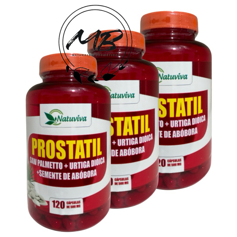 Prostatil 100% original 1, 2, 3 unidades de 120 capsulas. | Shopee Brasil