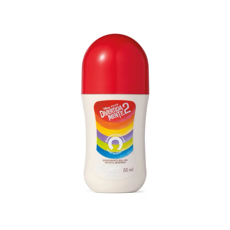 Desodorante Roll-On Infantil Memórias Sophie Quasar Next Divertida Mente 2 55ml | Shopee Brasil