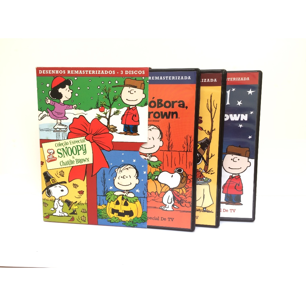 Snoopy - Coleção Especial Snoopy e Charlie Brown - 3 Três DVDs Desenhos ...